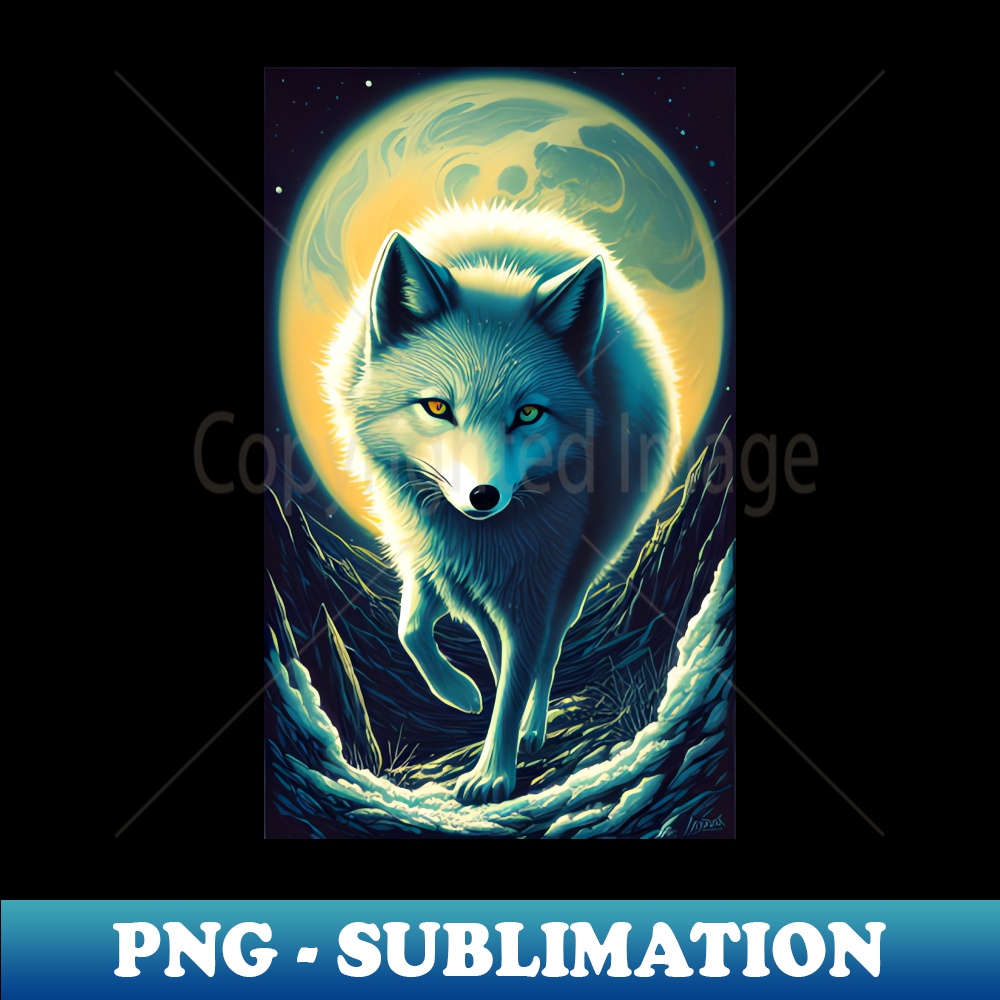 arctic fox - Exclusive Sublimation Digital File - Create wit | Inspire ...