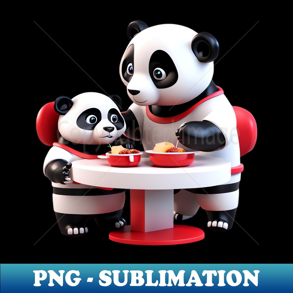Panda Family Buffet Bonanza Little Cub and Big Appetites Uni | Inspire ...