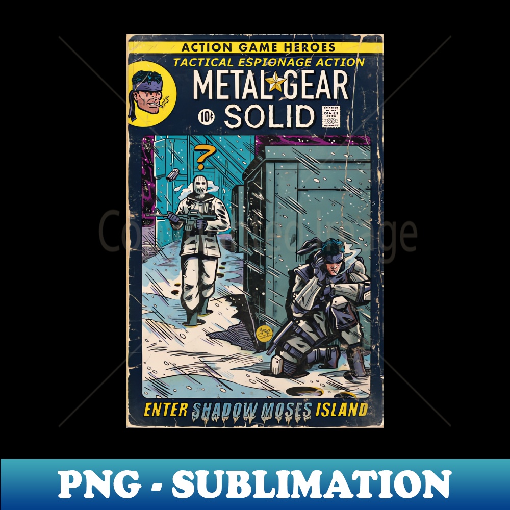 MGS Shadow Moses Island comic book fan art - Trendy Sublimat | Inspire ...
