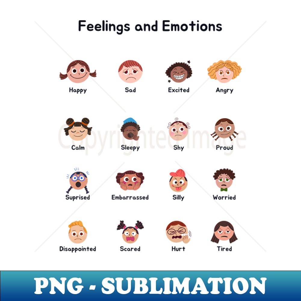 emotions and feelings set of stickers for every day - Specia | Inspire ...