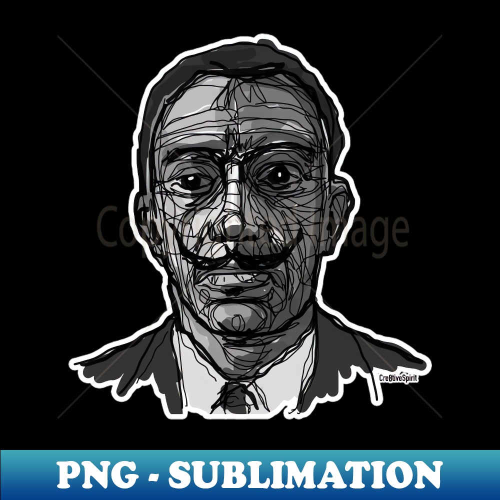 Salvador Dali - PNG Transparent Digital Download File for Su | Inspire ...