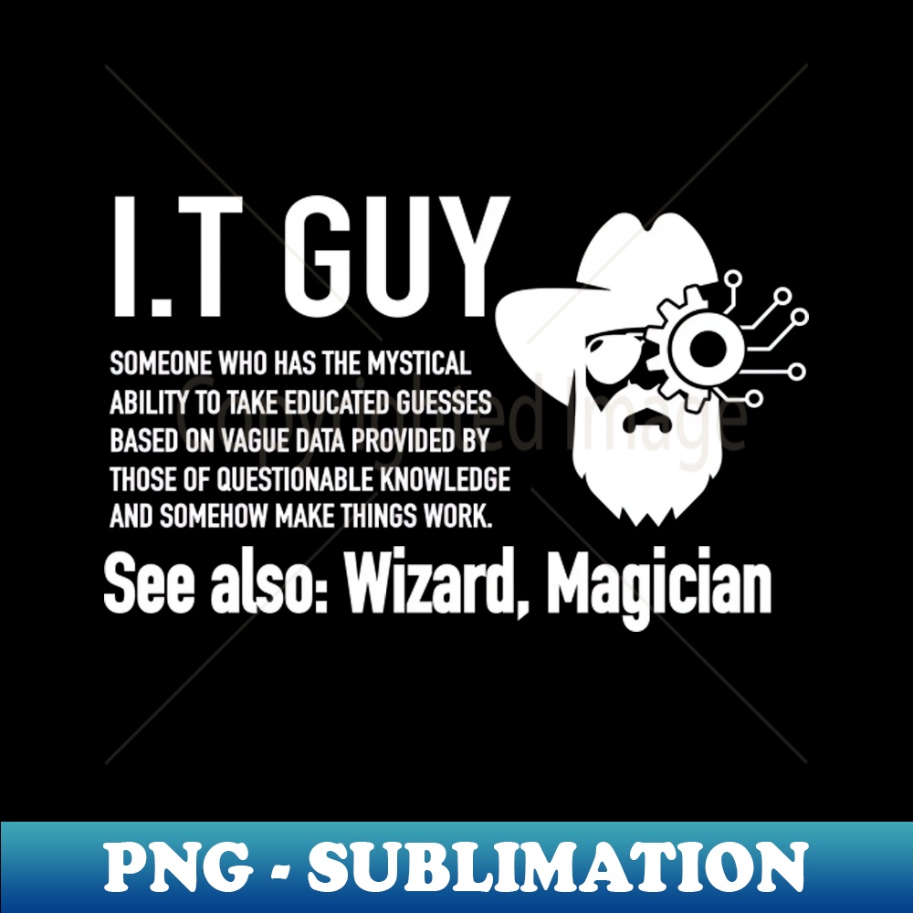 It Guy Definition Funny Computer Nerd - PNG Transparent Subl | Inspire ...