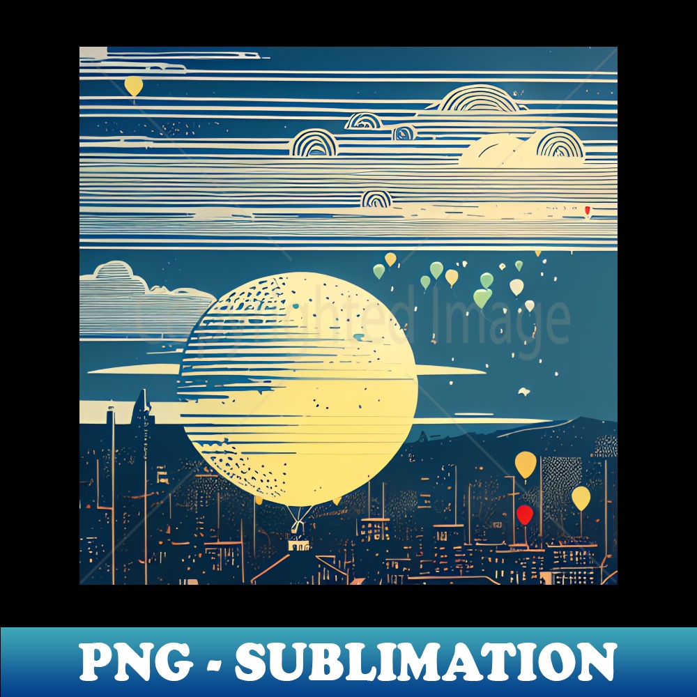 Balloon Sky - Signature Sublimation PNG File - Perfect for S | Inspire ...