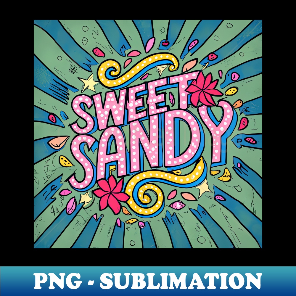 Sweet Sandy - Personalized Name Tag Design - Exclusive PNG S | Inspire ...