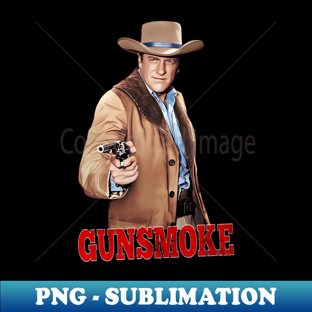Gunsmoke - Matt Dillon - Gun - 50s Tv Show - Instant Sublima | Inspire ...