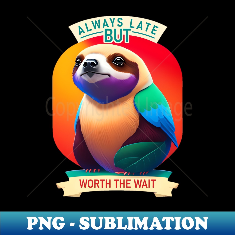 Always Late But Worth The Wait Cool - PNG Sublimation Digita | Inspire ...