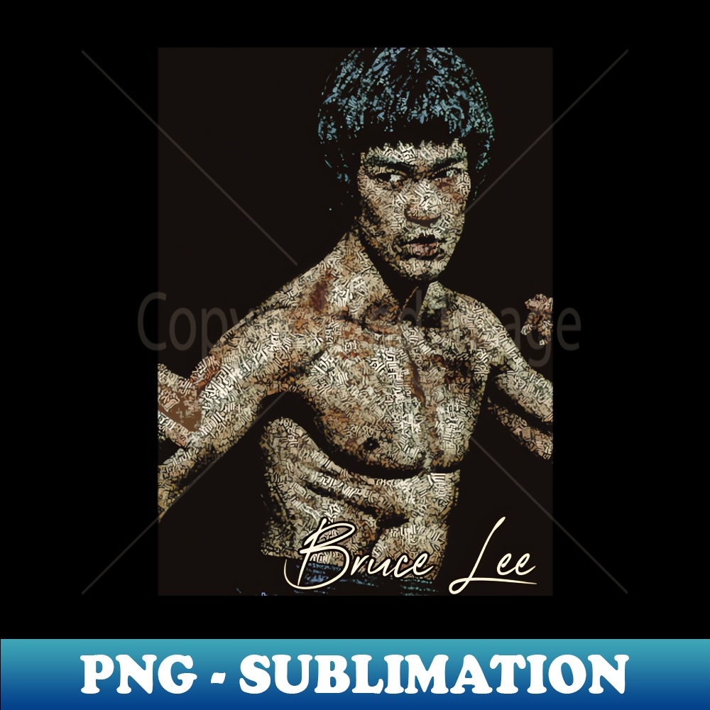 Bruce Lee Fist of Fury - Signature Sublimation PNG File - Cr | Inspire ...