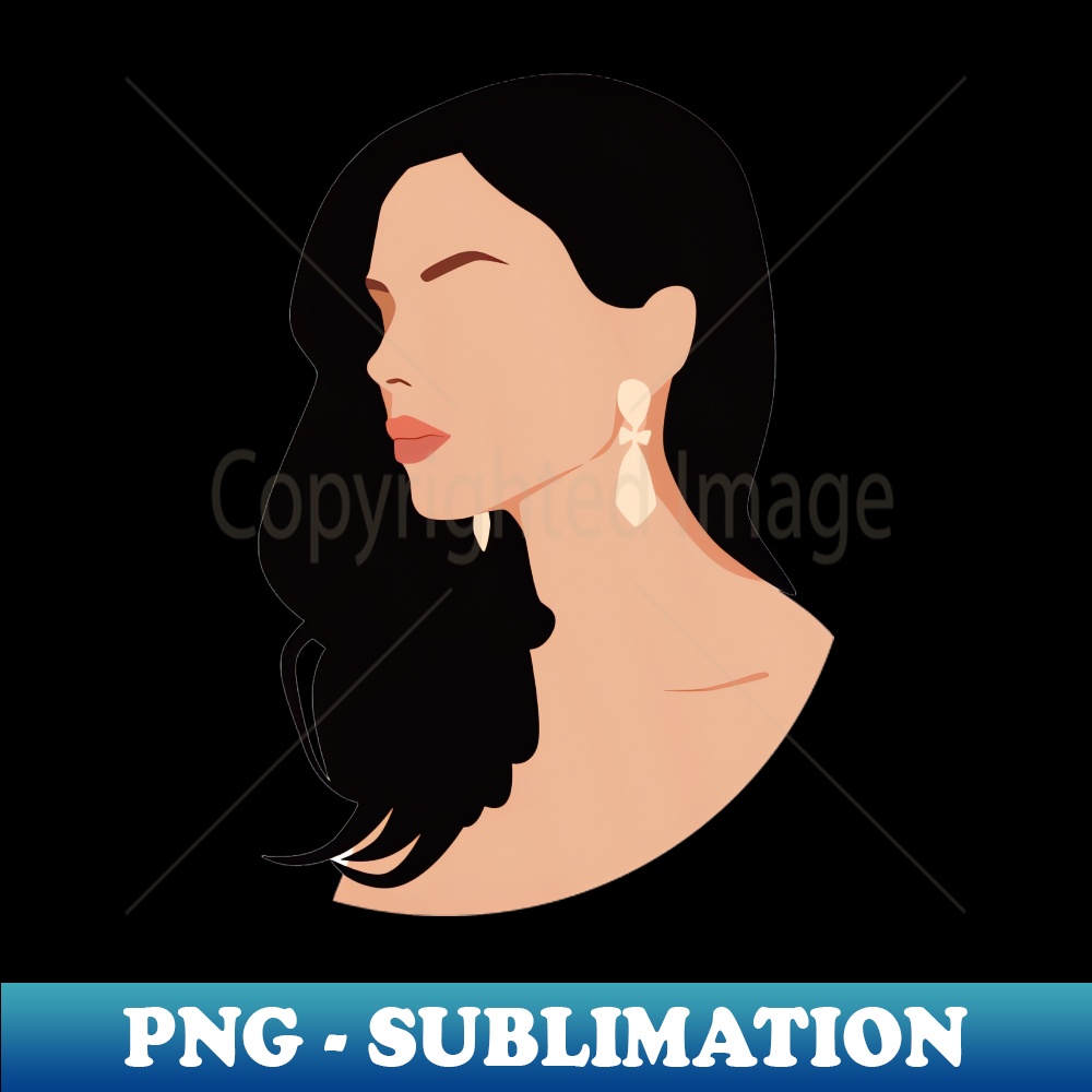 Beautiful Lady - Sublimation-Ready PNG File - Capture Imagin | Inspire ...