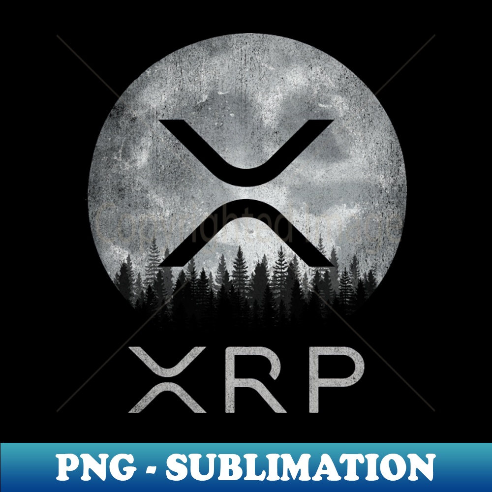 Vintage Ripple XRP Coin To The Moon Crypto Token Cryptocurre | Inspire ...