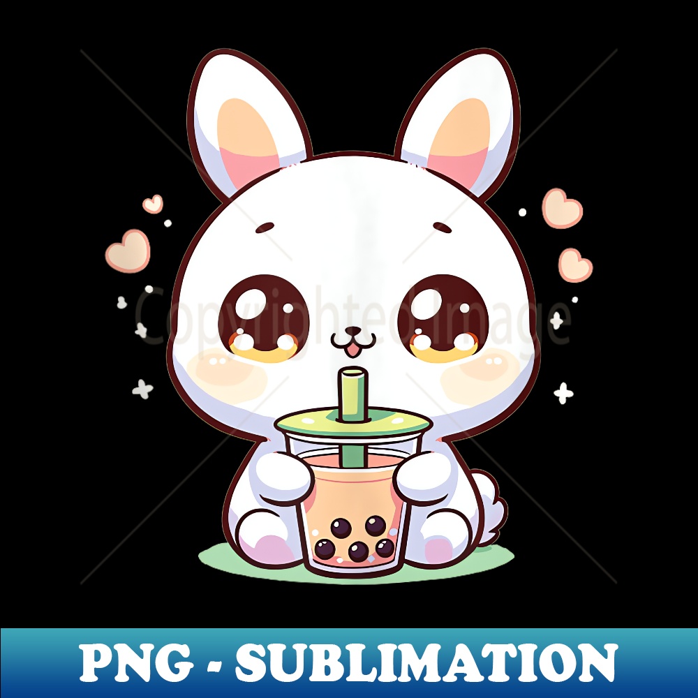 Kawaii Bunnies Bubble Tea Boba Bunny - Creative Sublimation | Inspire ...