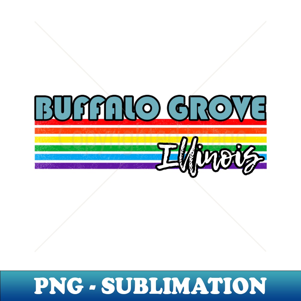 Buffalo Grove Illinois Pride Shirt Buffalo Grove LGBT Gift L | Inspire ...