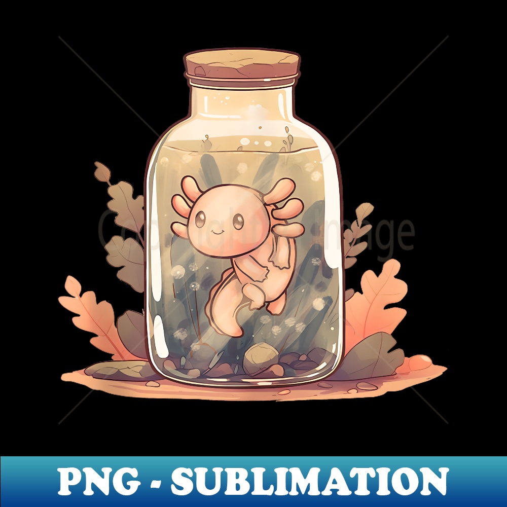 Kawaii Axolotl Farmcore Cute Anime Otaku Japanese Aesthetic | Inspire ...