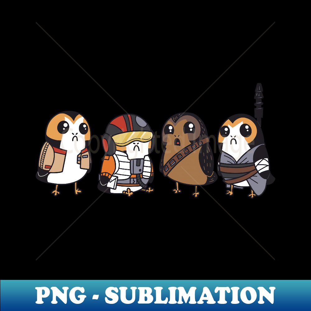 Star Wars Cute Porgs Dressed As Characters Portrait - Instan | Inspire ...