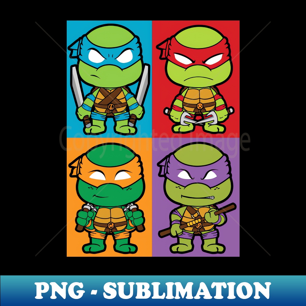 Ninja Turtles Team - Unique Sublimation PNG Download - Perfe - Inspire ...