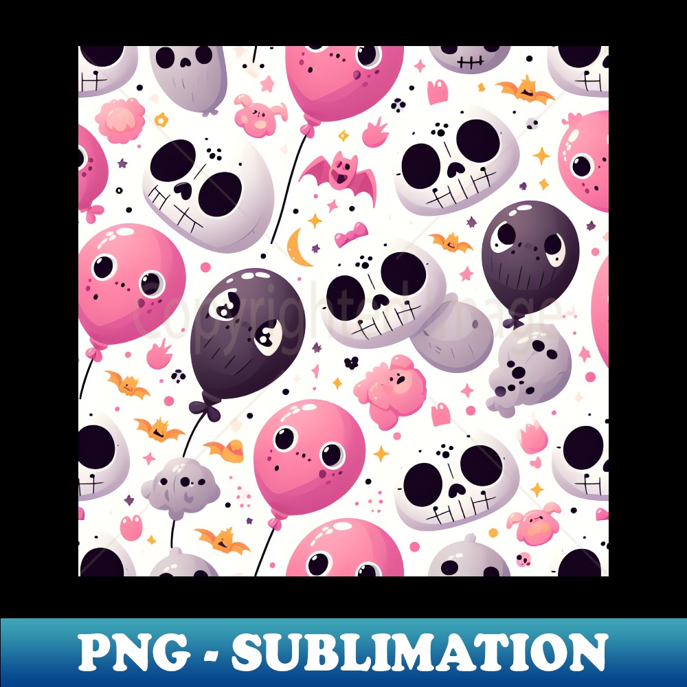 Cute skull balloons for the Balloon Festival - Exclusive PNG | Inspire ...