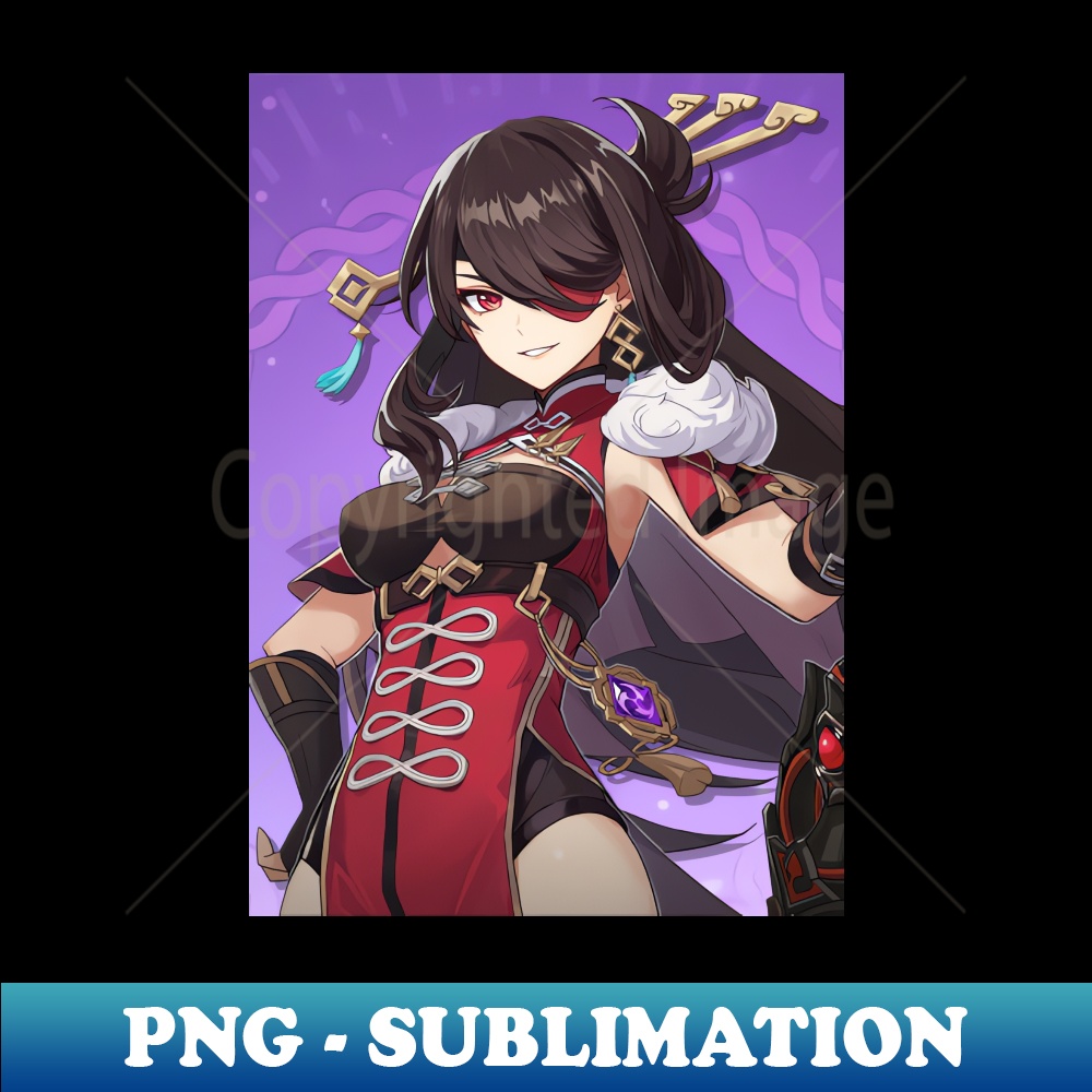 Beidou Genshin Impact - Aesthetic Sublimation Digital File - | Inspire ...