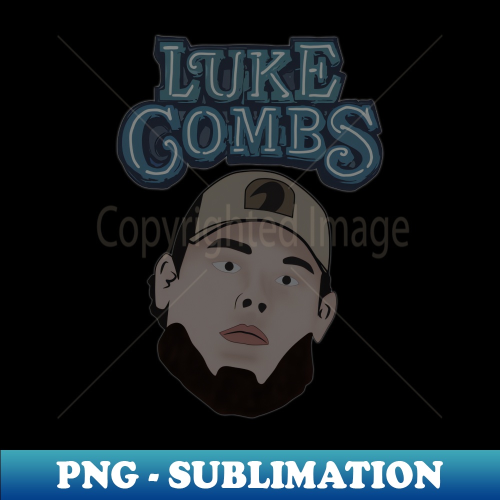 luke combs country - PNG Transparent Digital Download File | Inspire Uplift