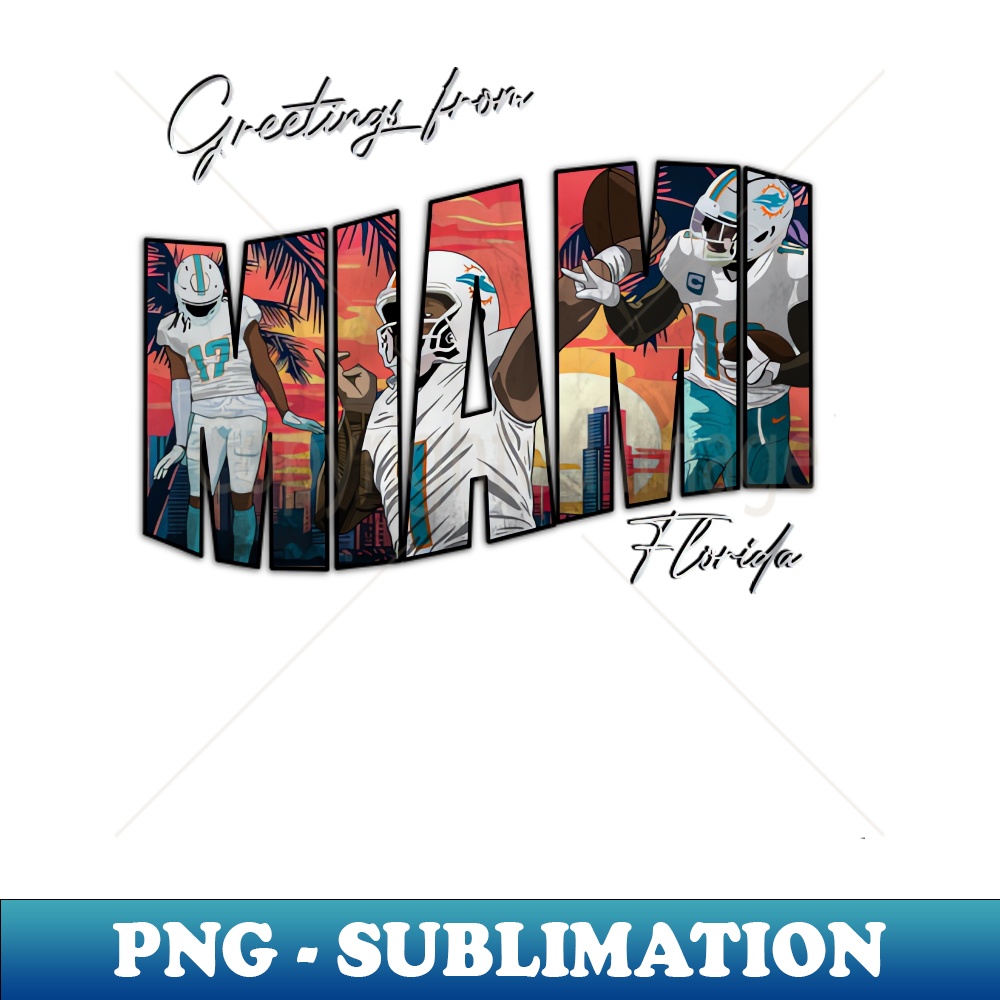 Greetings from Miami - Vintage Sublimation PNG Download - St | Inspire ...