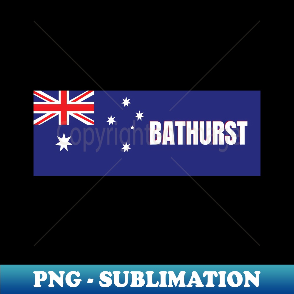 Bathurst City in Australian Flag - Creative Sublimation PNG | Inspire ...