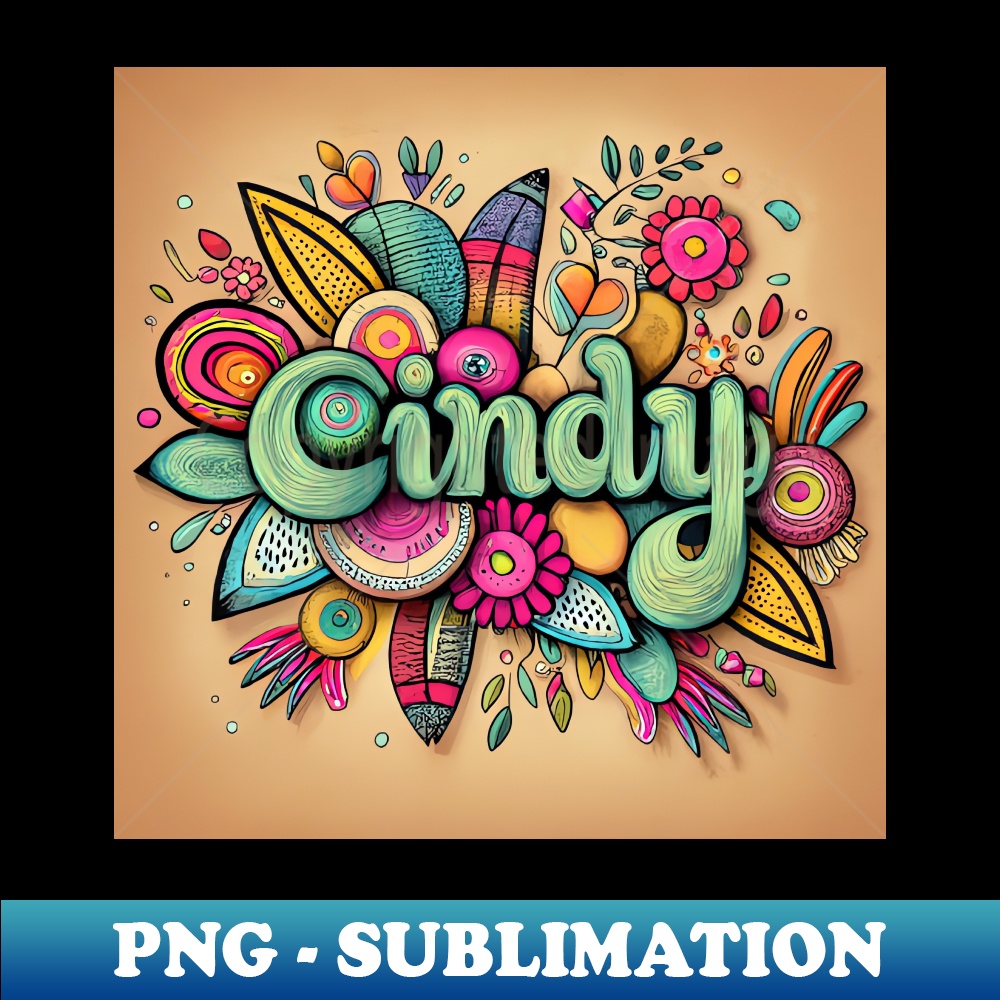 Cindy - Personalized Name Tag Design - Modern Sublimation PN - Inspire ...