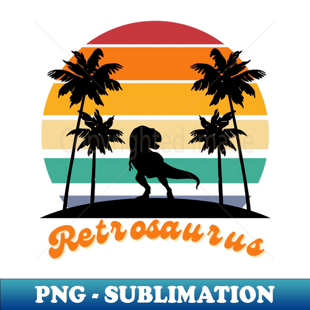 Retrosaurus Rex - PNG Transparent Sublimation Design - Stunn - Inspire ...