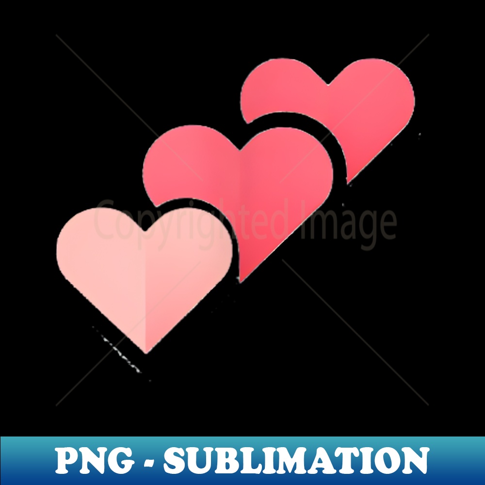 Three cute hearts kawaii - Premium PNG Sublimation File - Vi | Inspire ...