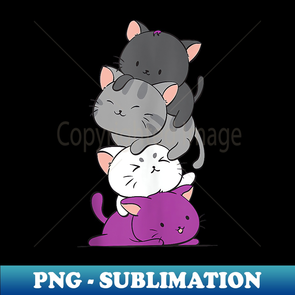 Cat Cats Cute Kitty Pile Anime Kawaii Neko Girls - PNG Trans | Inspire ...