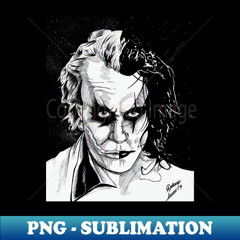 Split Face Clown - Instant Sublimation Digital Download - Re | Inspire ...