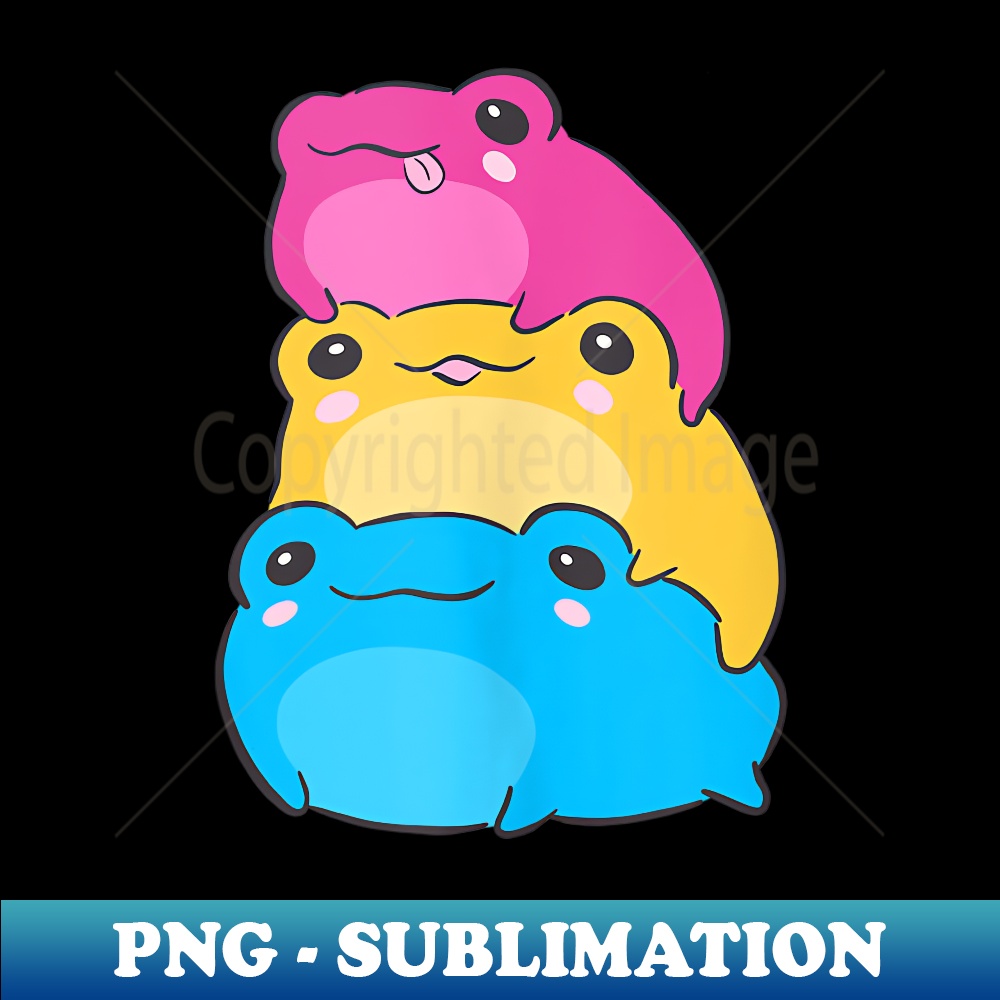Pansexual Flag Color Frogs Subtle Pan Pride LGBTQ Aesthetic | Inspire ...