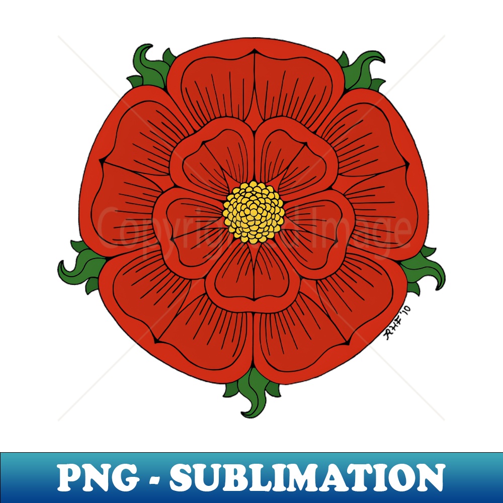Red Rose of Lancaster - Signature Sublimation PNG File - Vib | Inspire ...
