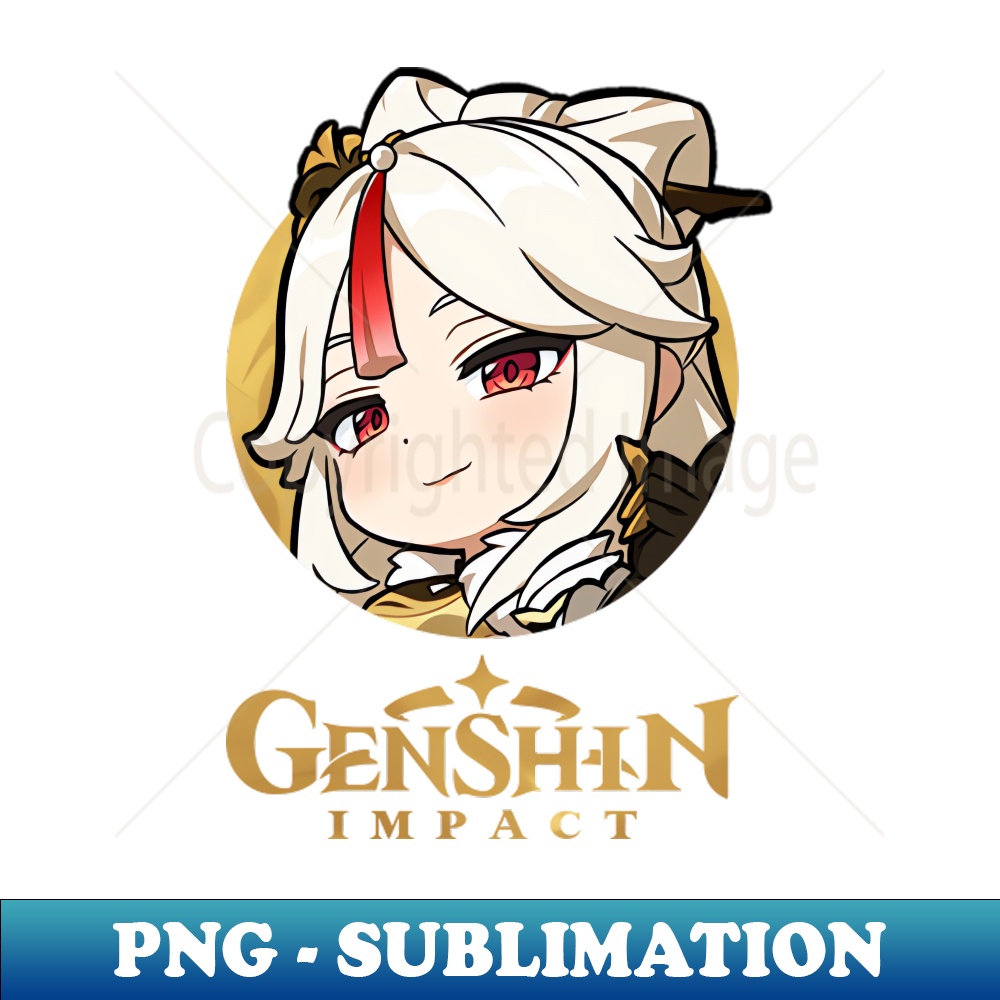 Ningguang Chibi Genshin Impact - PNG Transparent Sublimation - Inspire ...