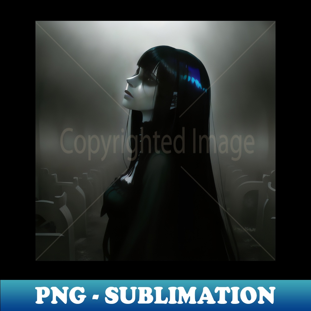 Melancholy in the Mist - PNG Transparent Sublimation Design - Inspire ...