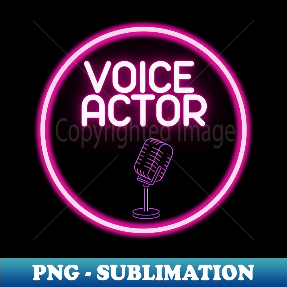 voice actor - Trendy Sublimation Digital Download - Boost Yo | Inspire ...