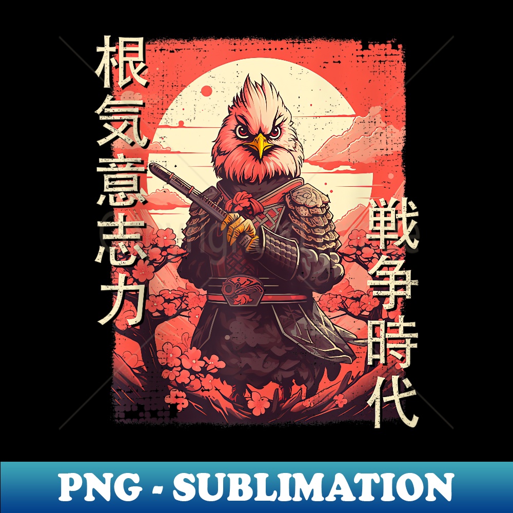 Samurai Chicken Warrior Japanese Ninja Chicken Kawaii - Crea | Inspire ...