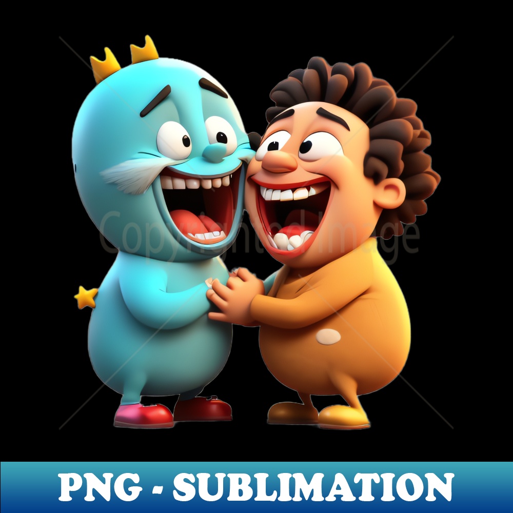 Laughing Buddies - Exclusive PNG Sublimation Download - Unle | Inspire ...