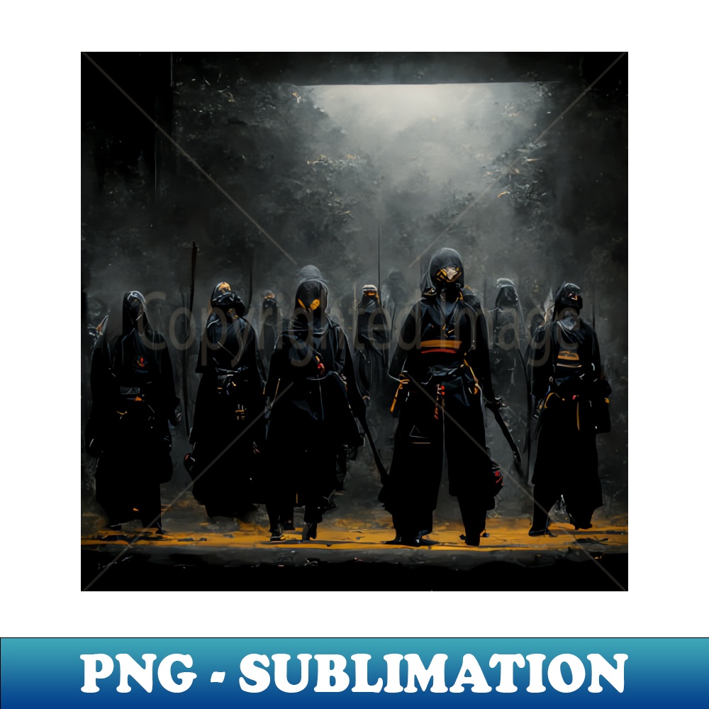Dark Army of the Ninjas - PNG Transparent Sublimation Design | Inspire ...
