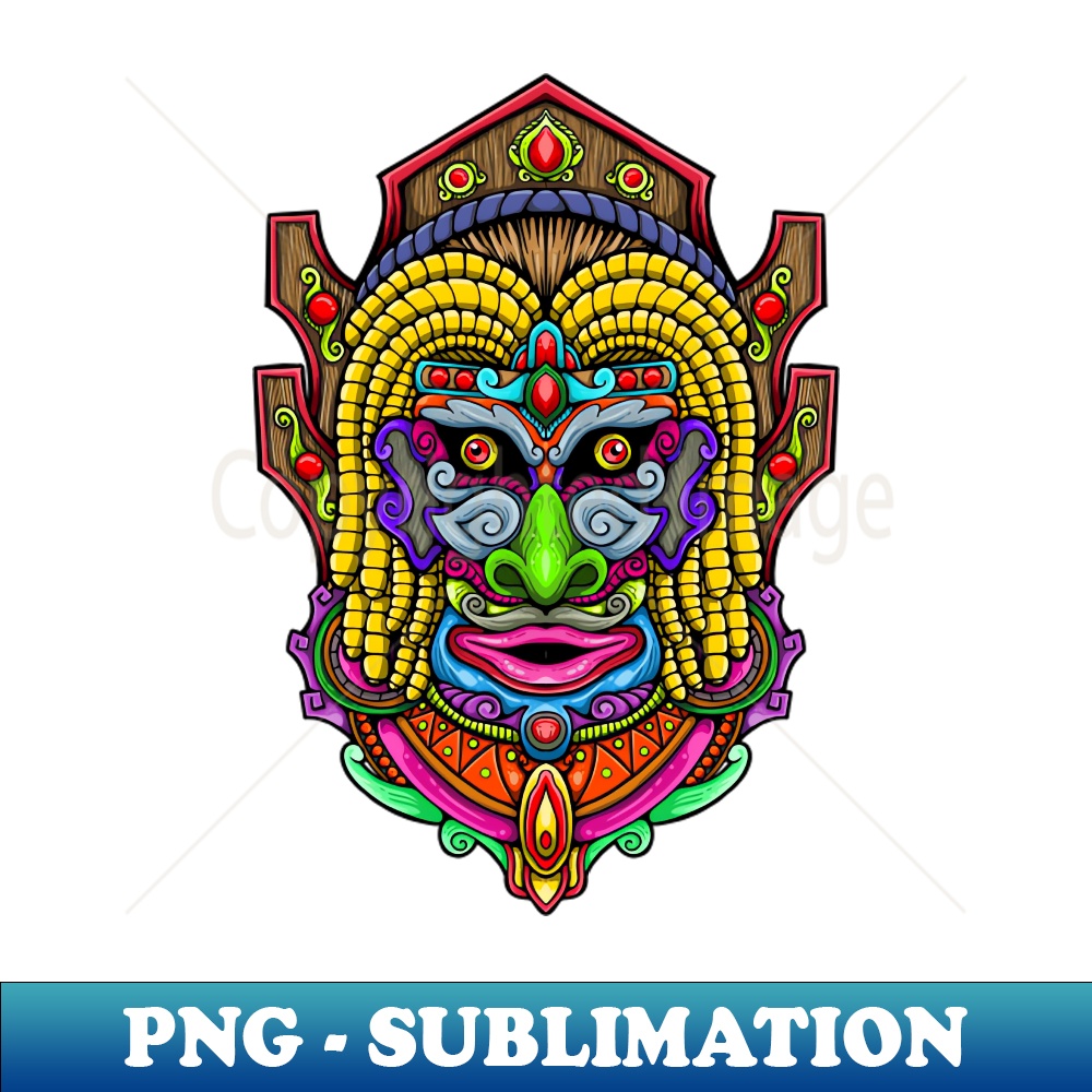 funky afro mask design - Exclusive PNG Sublimation Download | Inspire ...