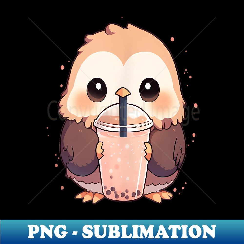 Owl Boba Tea Bubble Tea Anime Kawaii - Signature Sublimation | Inspire ...