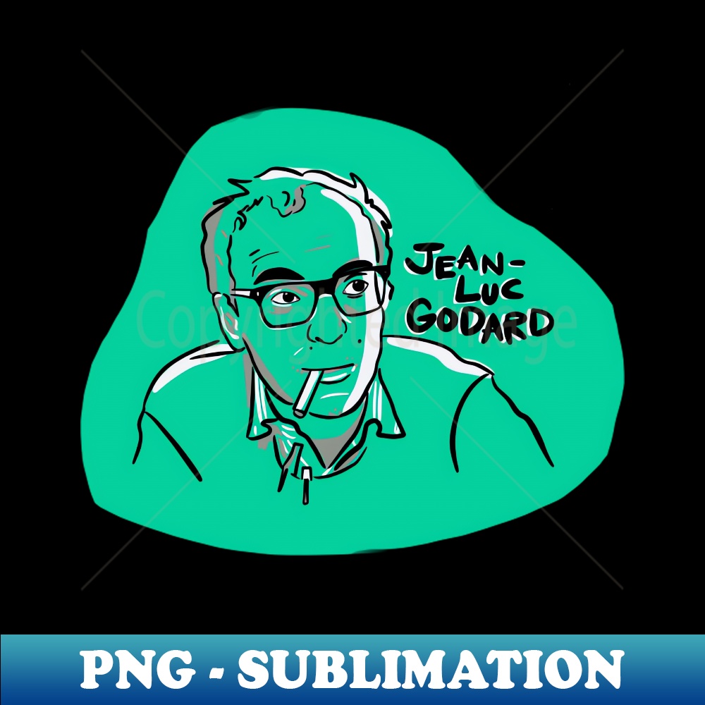 Jean-Luc Godard - Exclusive PNG Sublimation Download - Revol | Inspire ...