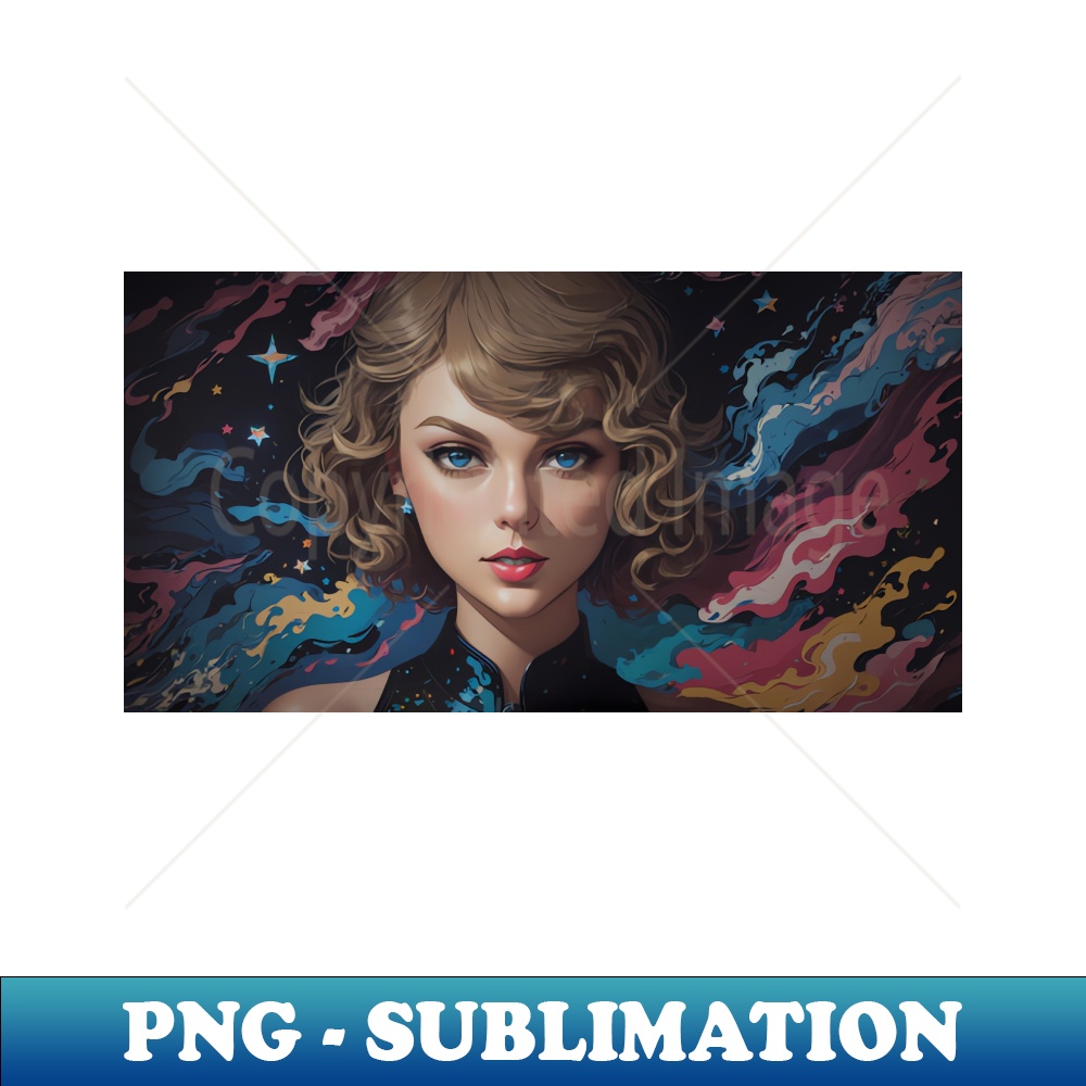 Taylor swift art style - PNG Sublimation Digital Download - | Inspire ...