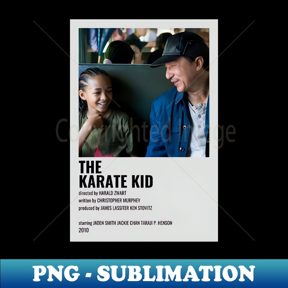 The Karate Kid Poster - Professional Sublimation Digital Dow | Inspire ...