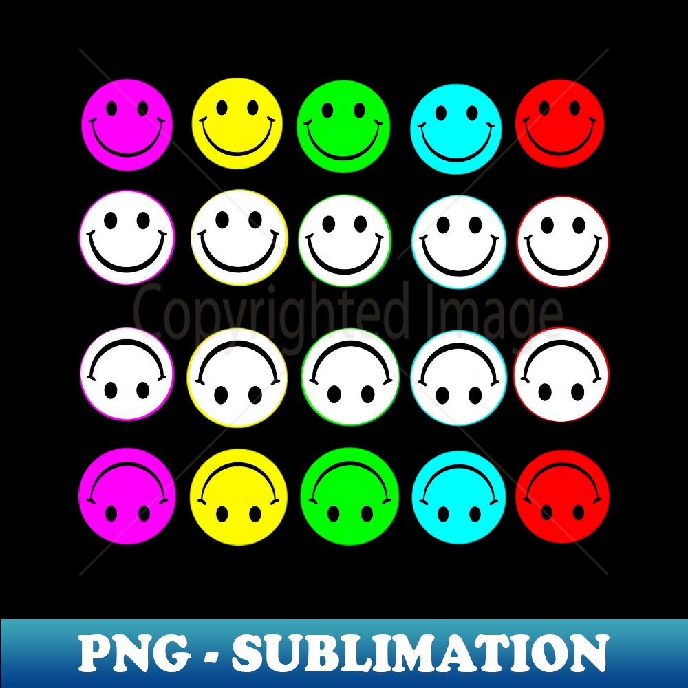 smiley face mirror happy face - PNG Transparent Sublimation | Inspire ...