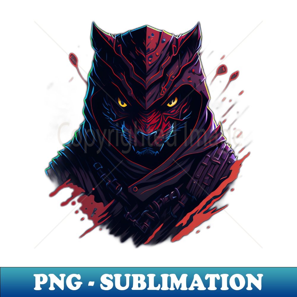 Ninja Tiger Crimson Red - PNG Sublimation Digital Download - | Inspire ...