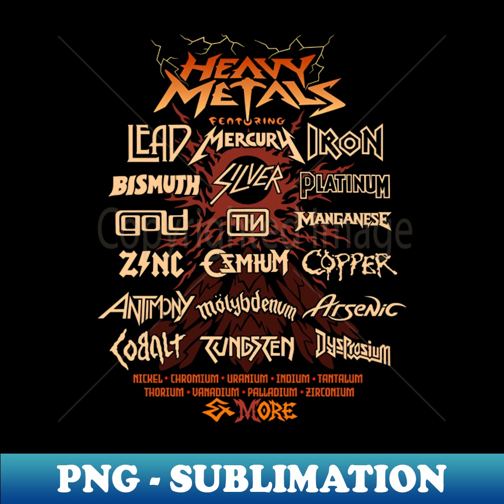 Heavy Metals Parody - Unique Sublimation PNG Download - Revo | Inspire ...