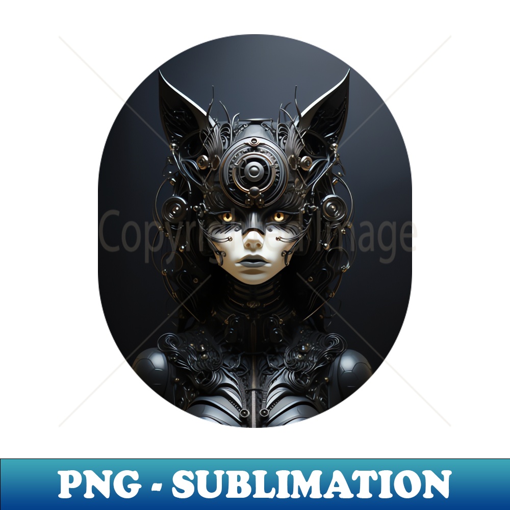 Metallic Nightmare A Robotic Cat from Hell - Sublimation-Rea | Inspire ...