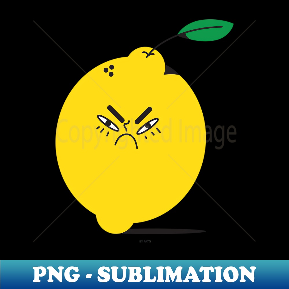 Raging lemon - PNG Transparent Sublimation Design - Defying | Inspire ...