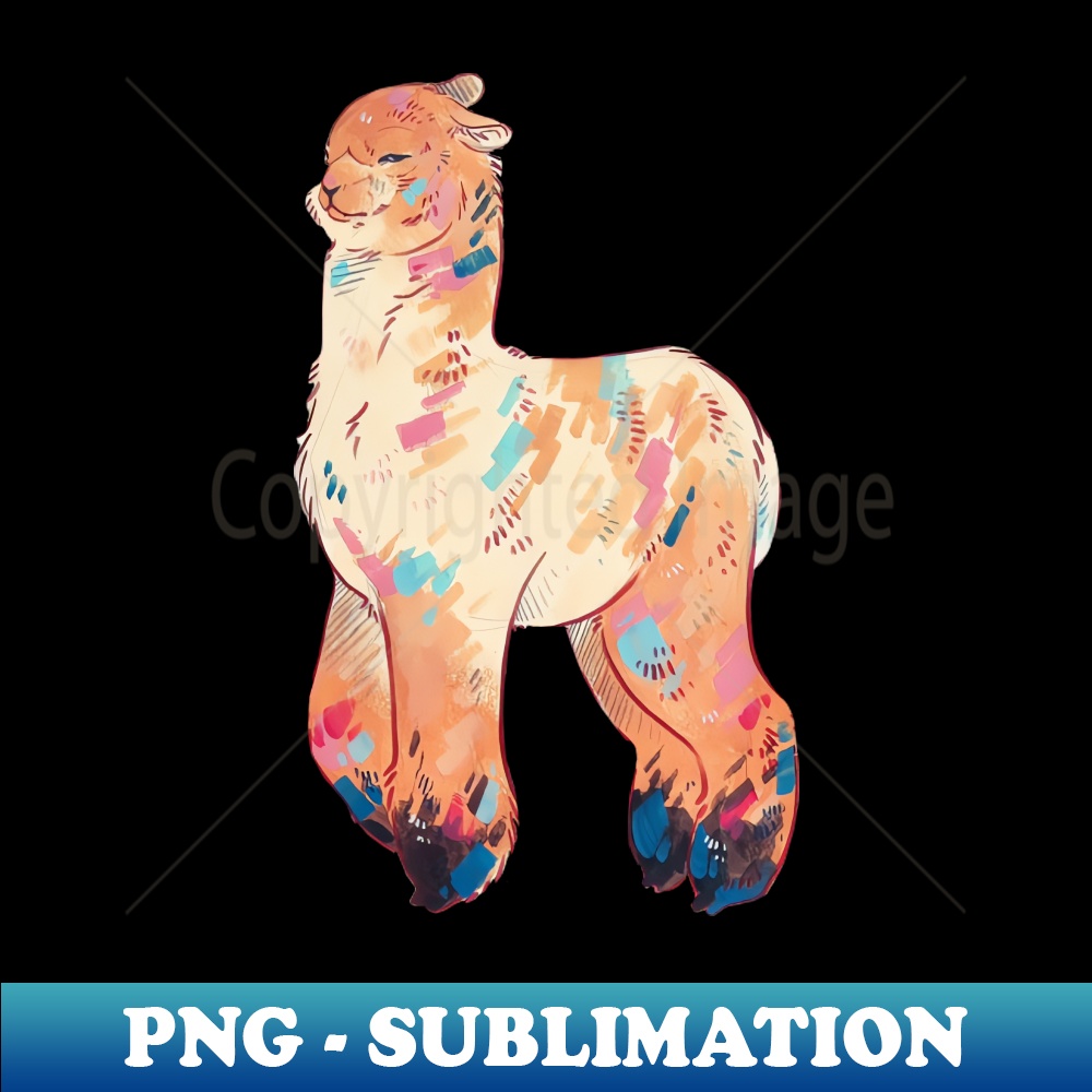 Grumpy llama - PNG Transparent Sublimation Design - Bold & E | Inspire ...