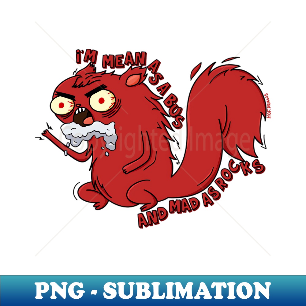 Angry Squirrel Adventure Time - PNG Transparent Sublimation | Inspire ...