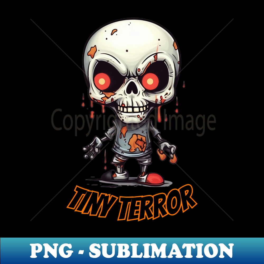 Tiny Terror Skeleton Kid - Trendy Sublimation Digital Downlo - Inspire ...