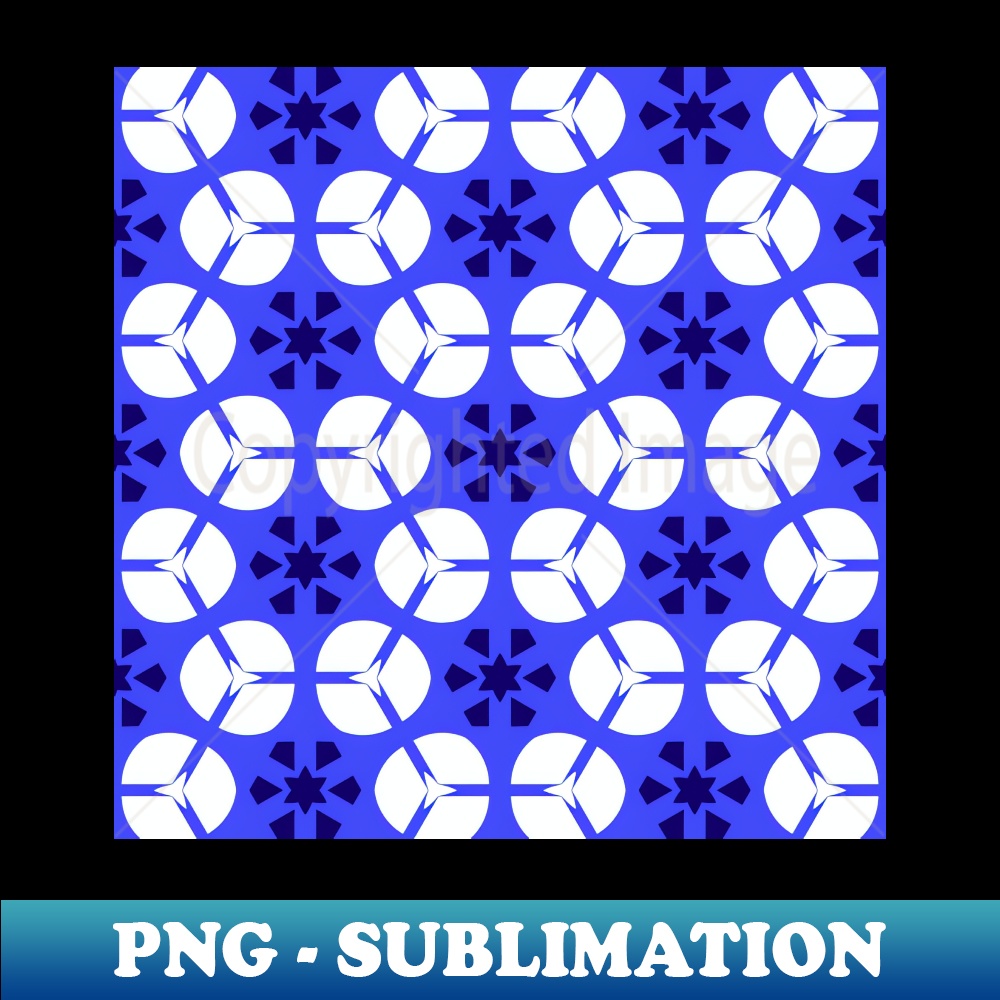 Honeycomb Geometric Pattern in Blue - Aesthetic Sublimation | Inspire ...